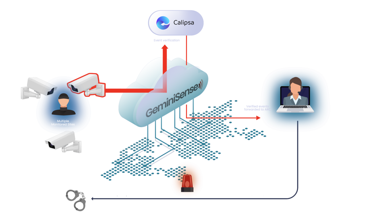 Calipsa landing page - GeminiSense